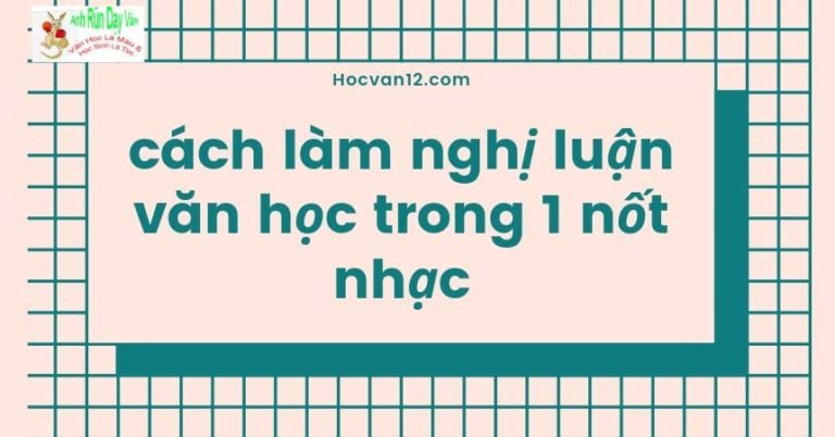 Học văn 12 - Học văn bằng sơ đồ tư duy hiệu quả nhất